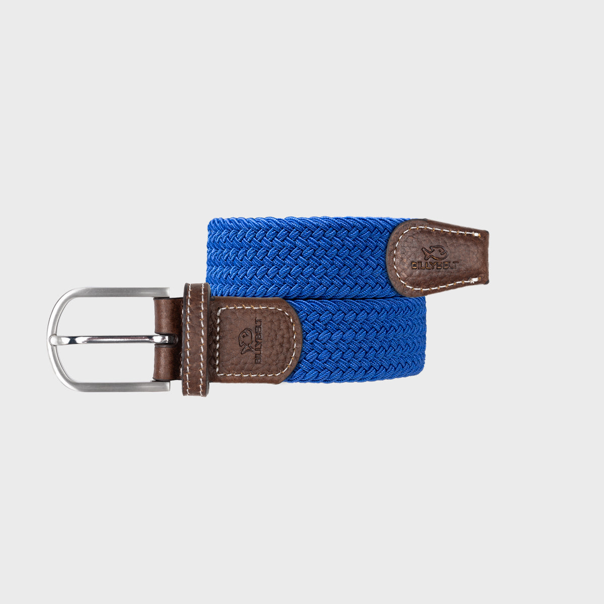 Elastic woven belt greek blue - BILLYBELT