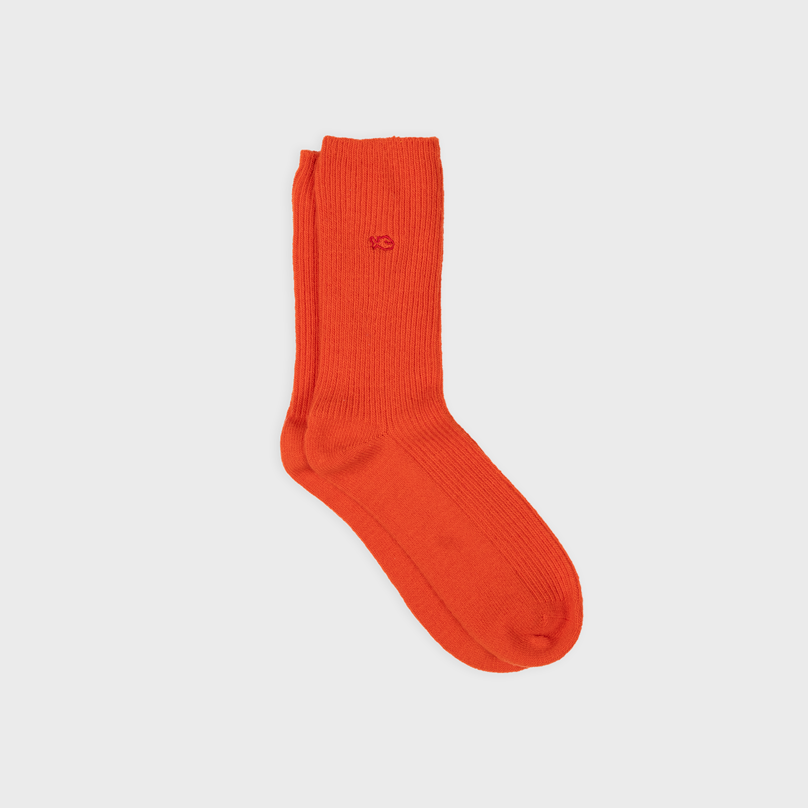 Wool socks with angora Orange - BILLYBELT